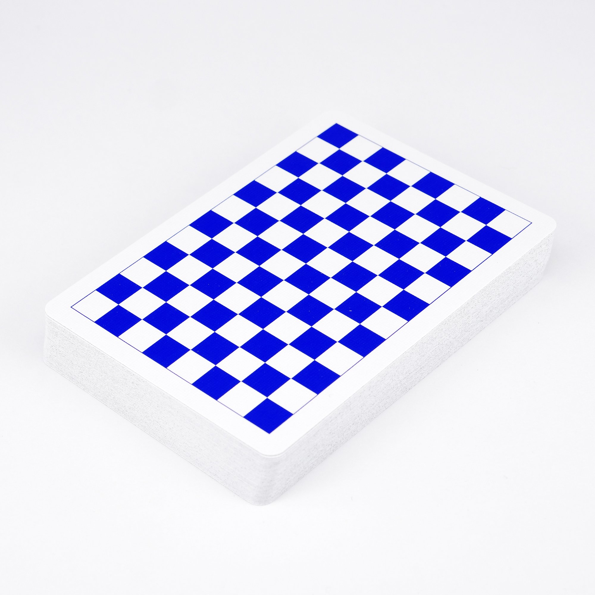 Blue Checkerboards Forever 02 Playing Cards - Cards District