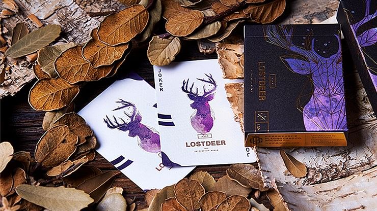 Lost Deer Black Edition Playing Cards - Cards District