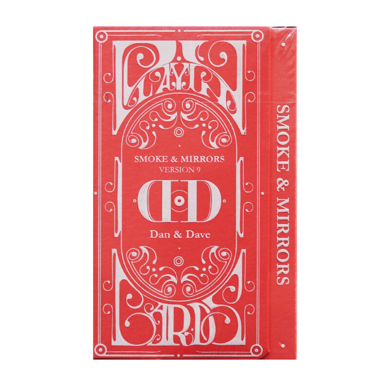 Smoke & Mirrors V9 Deluxe Pink Playing Cards - Cards District