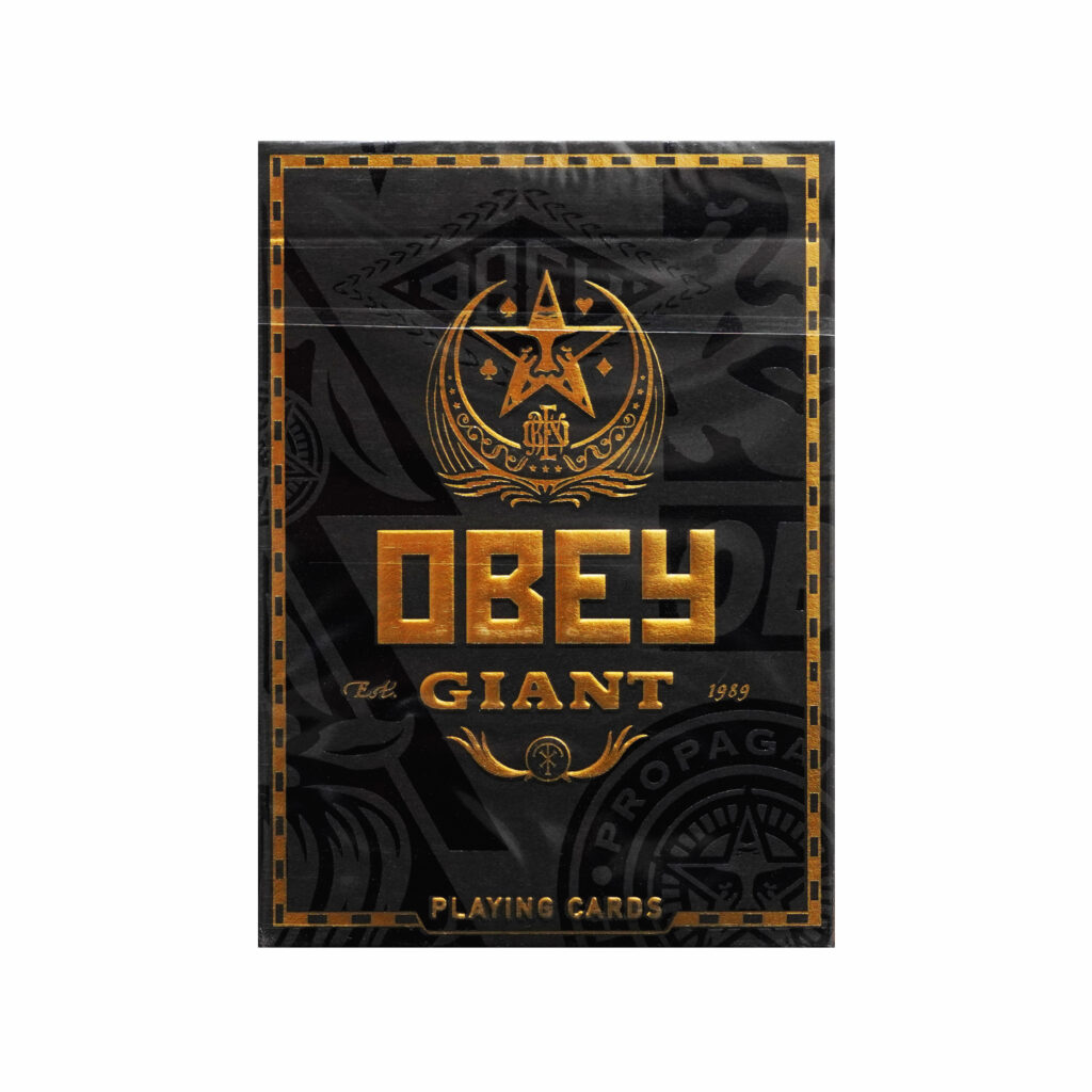 Obey Gold Edition Playing Cards - Cards District
